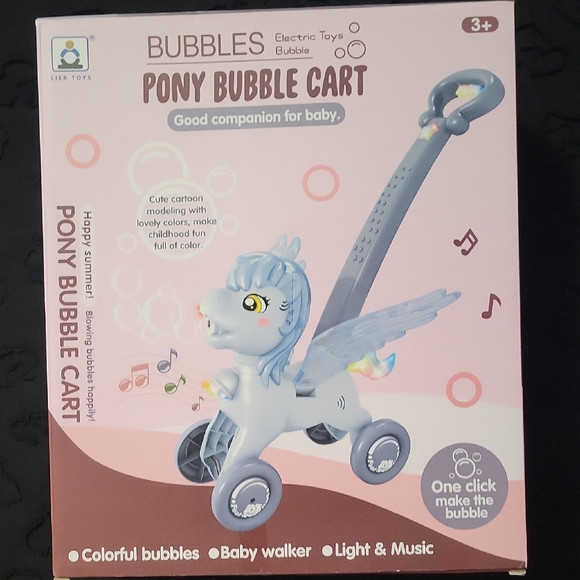 Toys | Pony Bubble Cart Light Pink | Poshmark